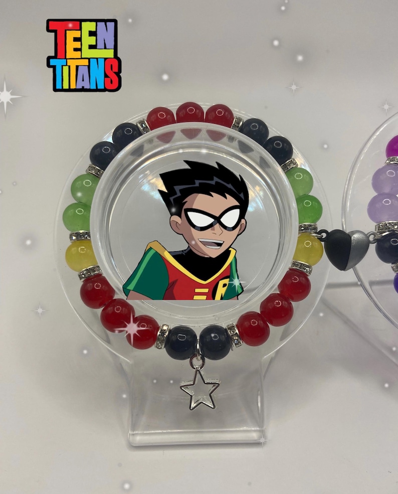 Starfire and Robin Matching Bracelets - Etsy