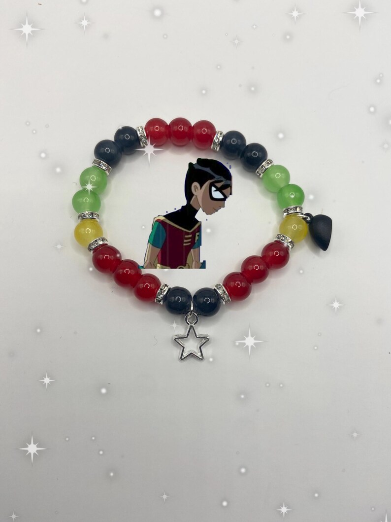 Starfire and Robin Matching Bracelets - Etsy