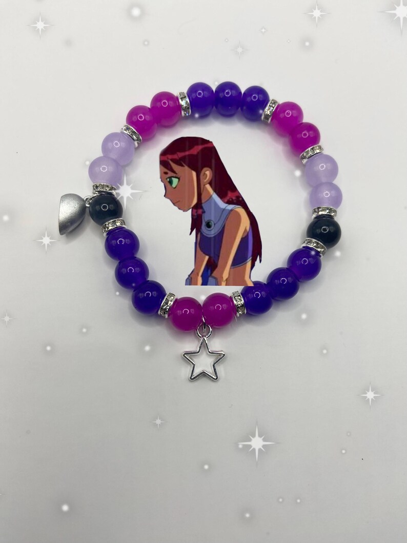 Starfire and Robin Matching Bracelets - Etsy