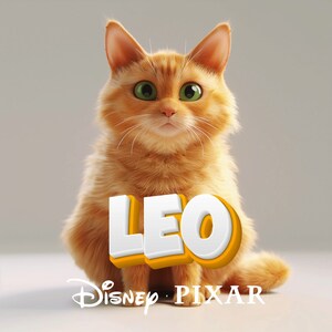 Personalized Pixar Mascot Portrait, Pixar Animation Style, Cartoon ...