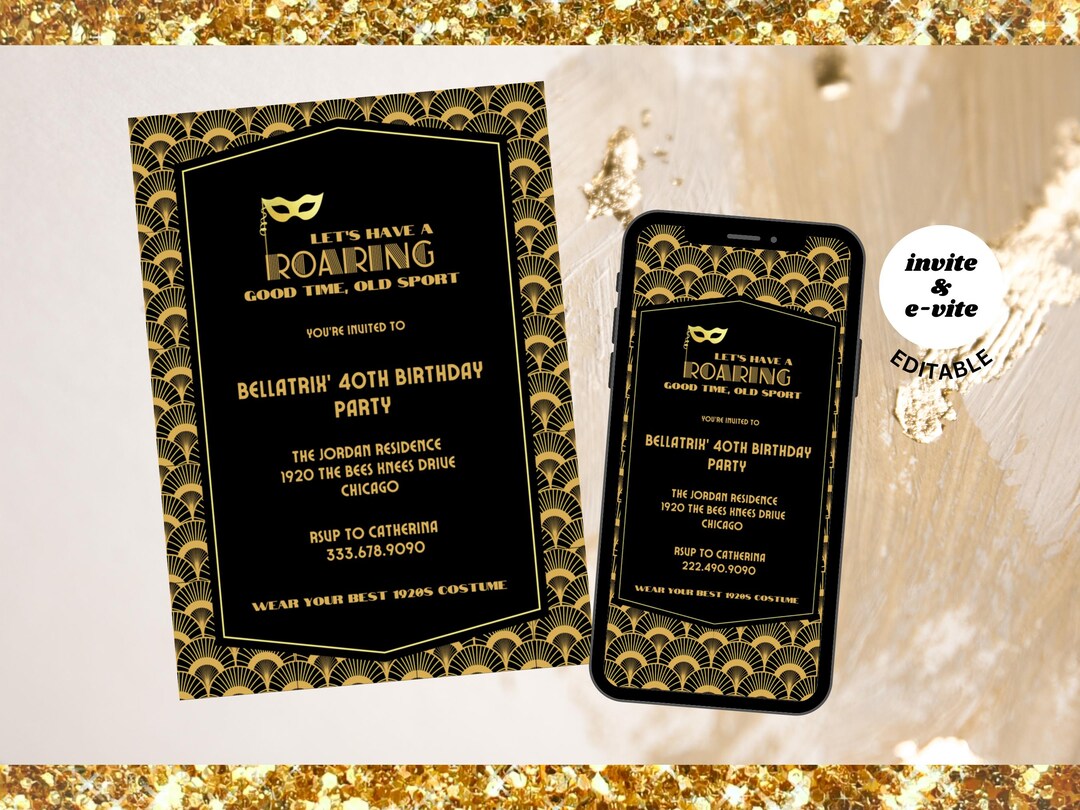 1920s Gatsby Birthday Party | Gatsby Inspired Birthday | 1920s Party ...