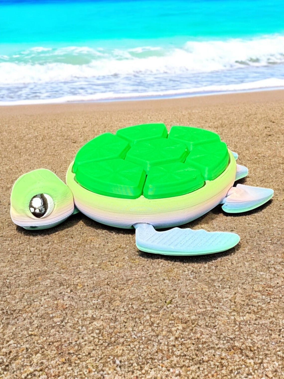 Turtle Multi-key Clicker Fidget | 3d Printed Sensory Toy - Etsy