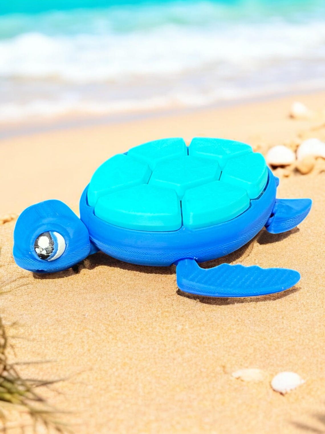 Turtle Multi-key Clicker Fidget | 3d Printed Sensory Toy - Etsy
