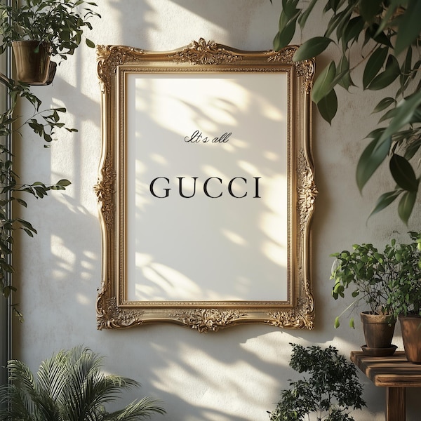 Gucci Wall Art - Etsy