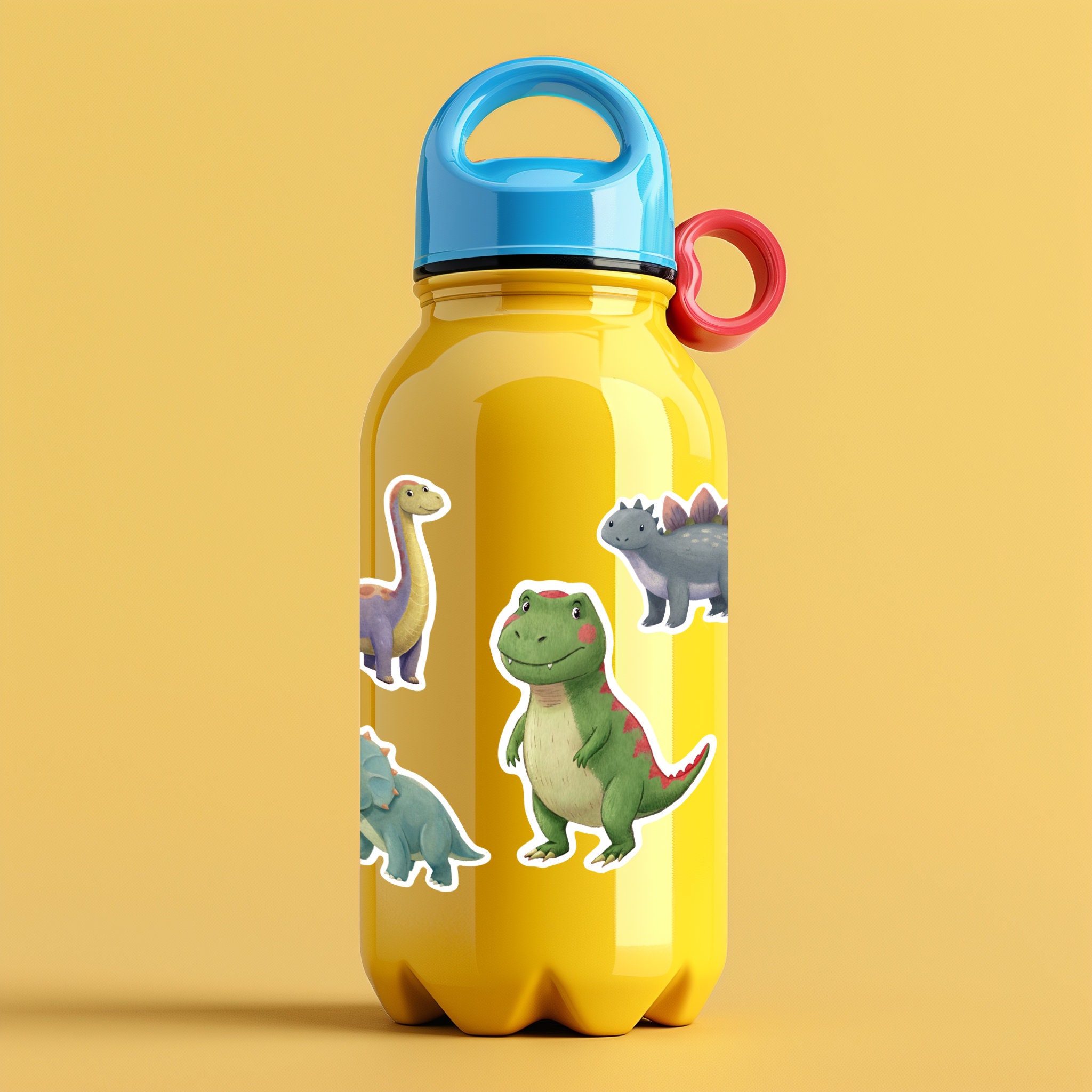 Printable Dinosaur Stickers, T-rex, Triceratops, & More, Print and Cut ...