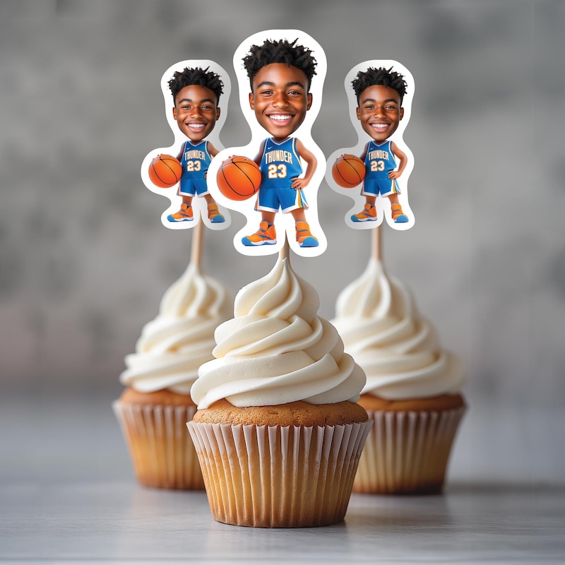 Basketball Cake Topper - Etsy