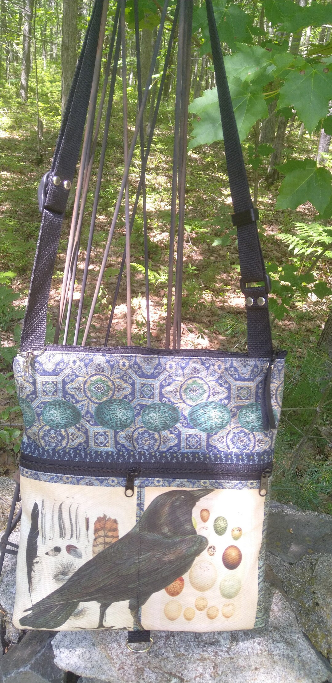 Raven Tablet Bag That Converts to a Backpack. 8 Exterior Pockets. 4 ...