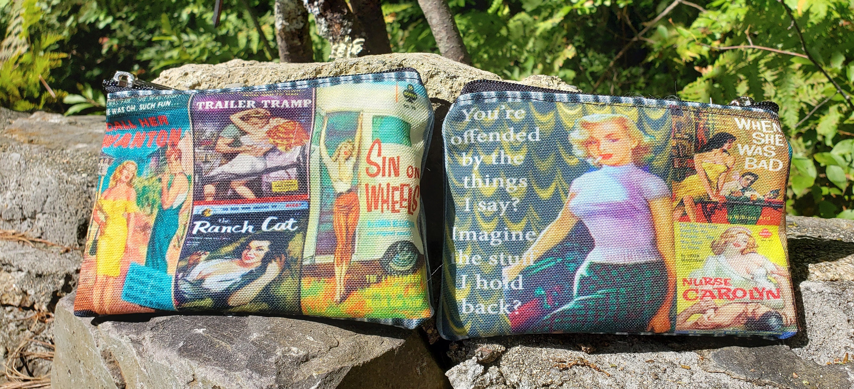 Wristlet With Vintage Pulp Fiction Images Free Shipping - Etsy