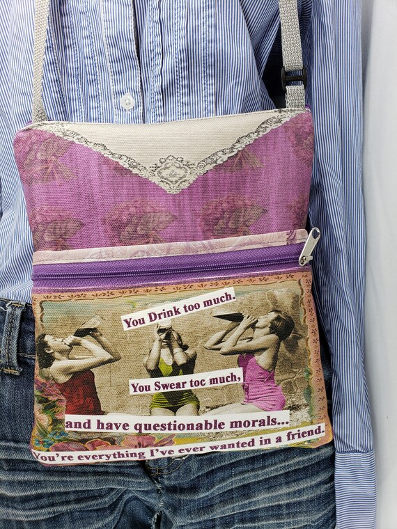 Friendship Themed Large Travel Bag that Can Convert to a | Etsy