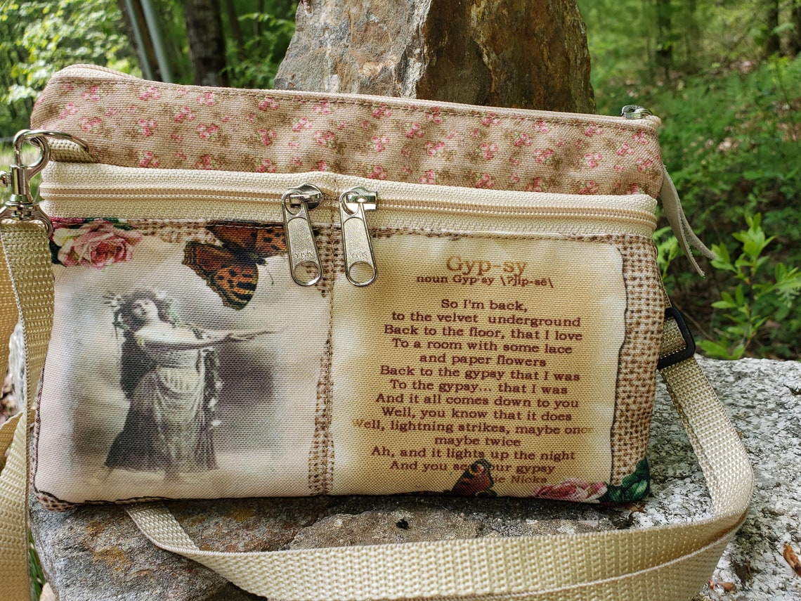 Gypsy Medium Wallet With Detachable Adjustable Strap. Free - Etsy