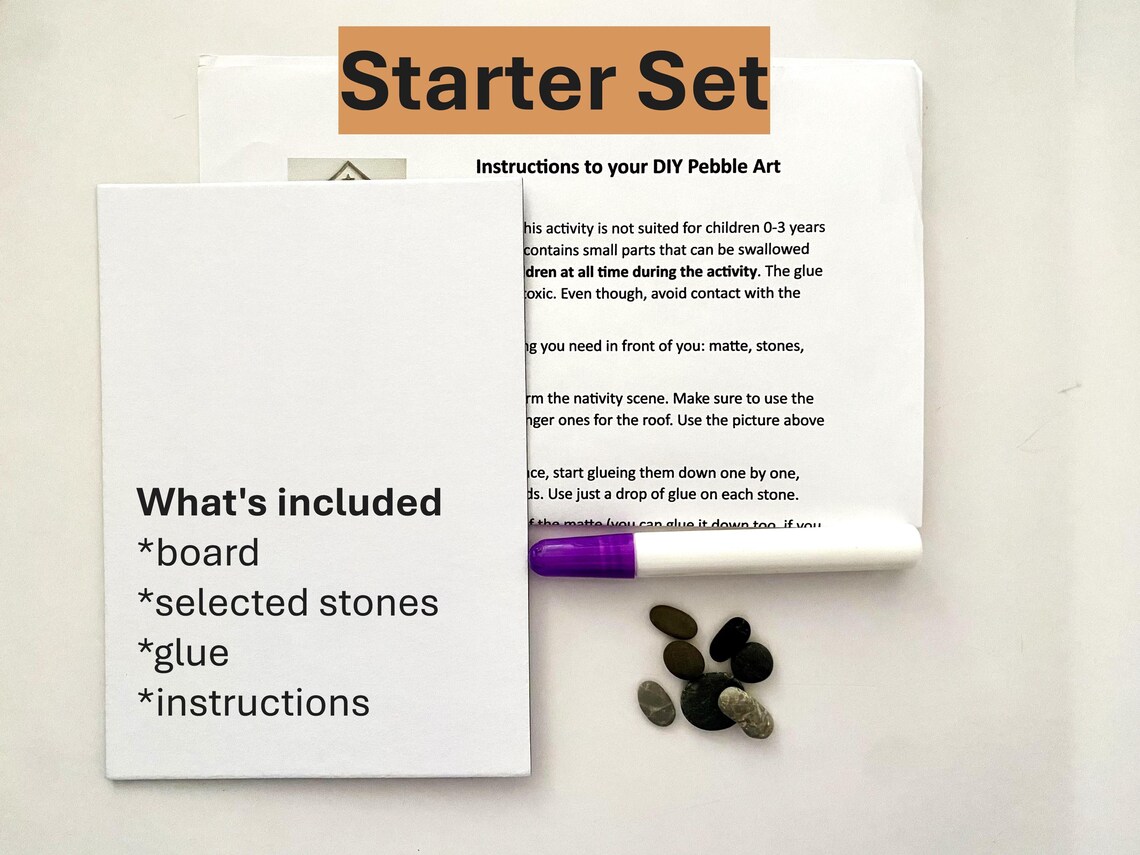 DIY Dog Pebble Art With Frame and Supplies Good for All Ages Including ...