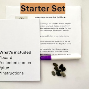 DIY Dog Pebble Art With Frame and Supplies Good for All Ages Including ...