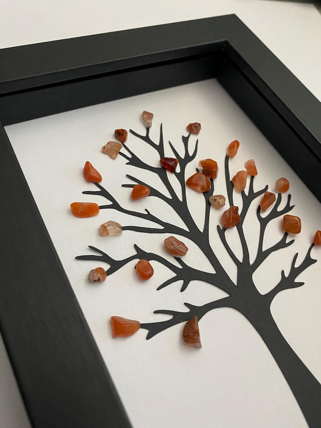DIY Fall Pebble Art With Frame and Supplies Good for All Ages Including ...