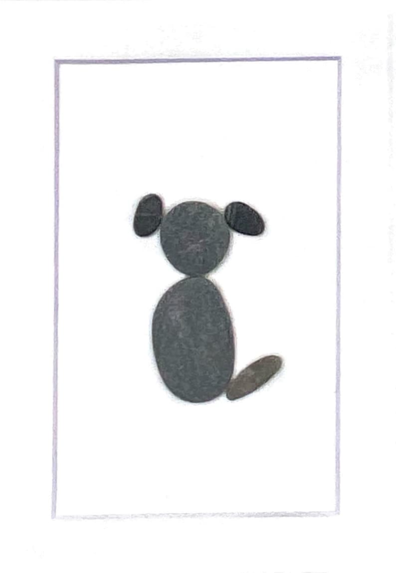 DIY Dog Pebble Art With Frame and Supplies Good for All Ages Including ...