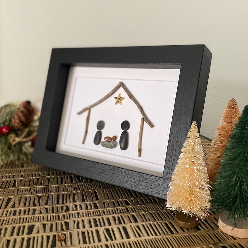 Rock Art Nativity - Etsy