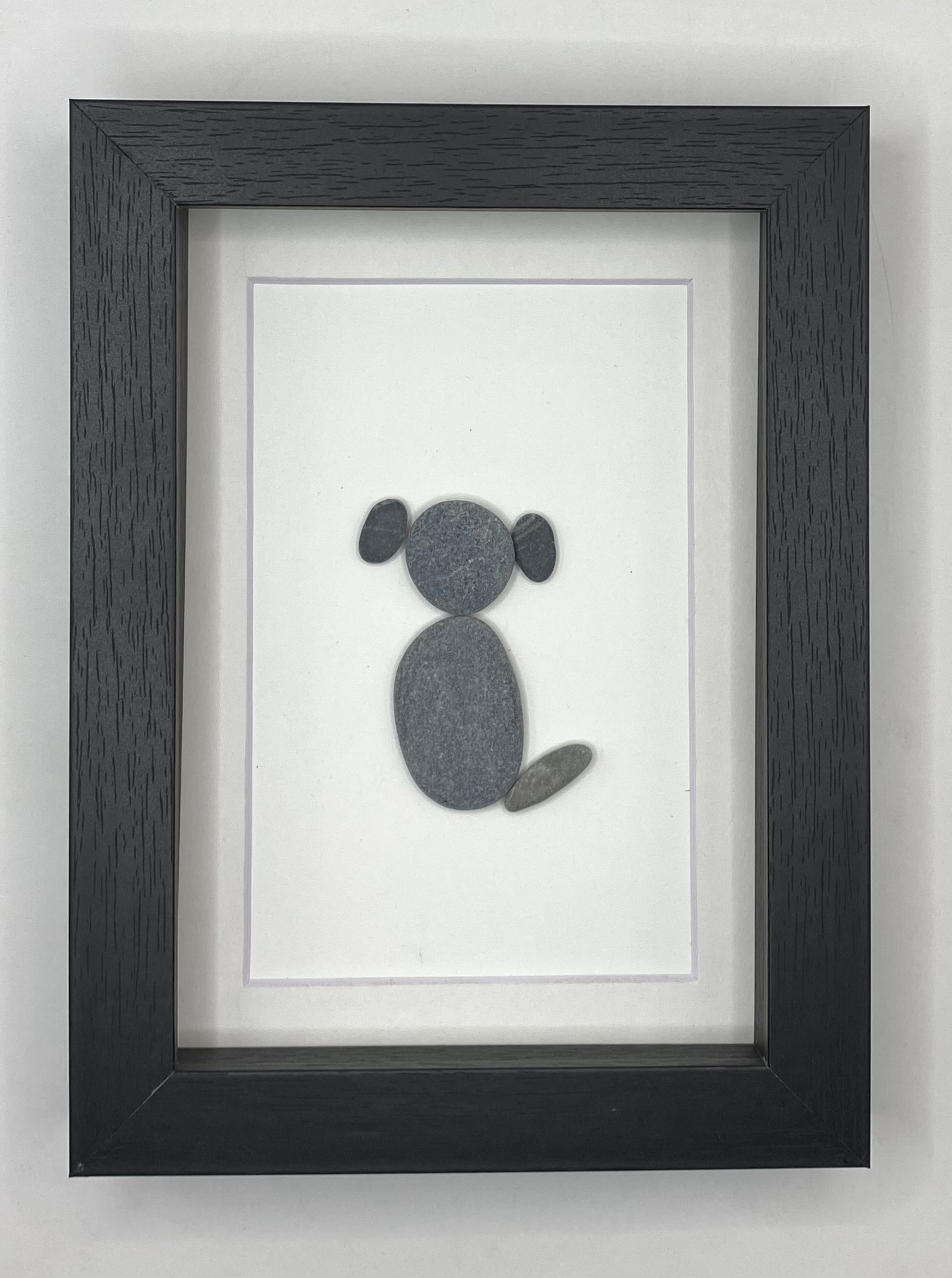 DIY Dog Pebble Art With Frame and Supplies Good for All Ages Including ...