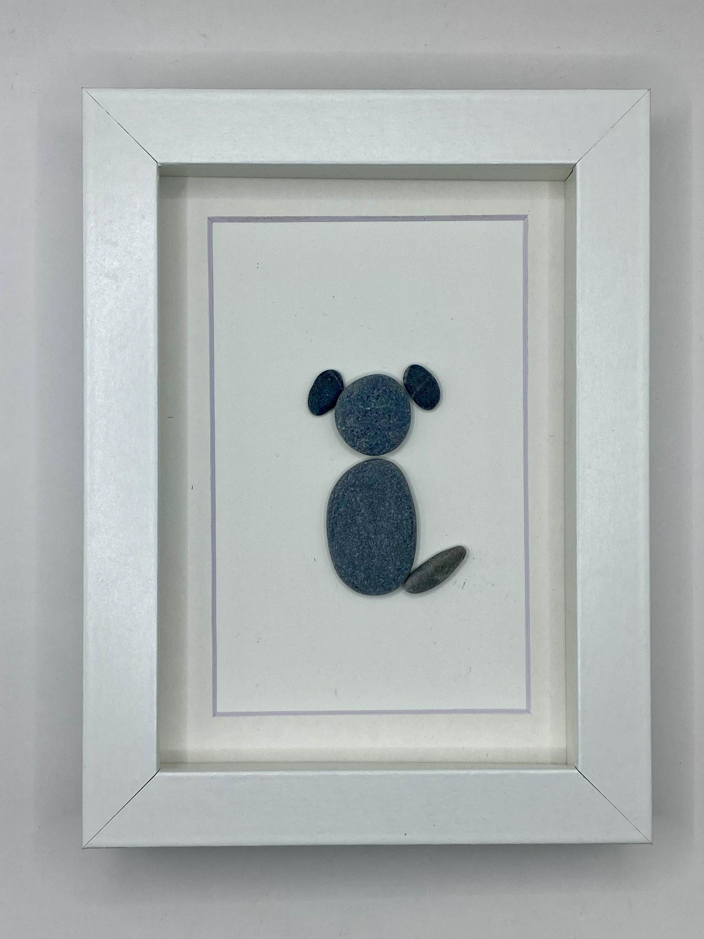 DIY Dog Pebble Art With Frame and Supplies Good for All Ages Including ...