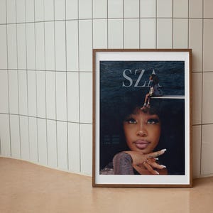 Sza Poster Print SOS Album Art Good Days Home Decor Unique Gift for ...