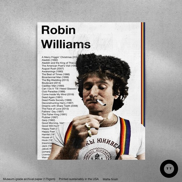 Robin Williams Art - Etsy