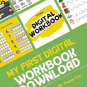 My First Digital Workbook - Yellow - Over 20 Pages - Etsy