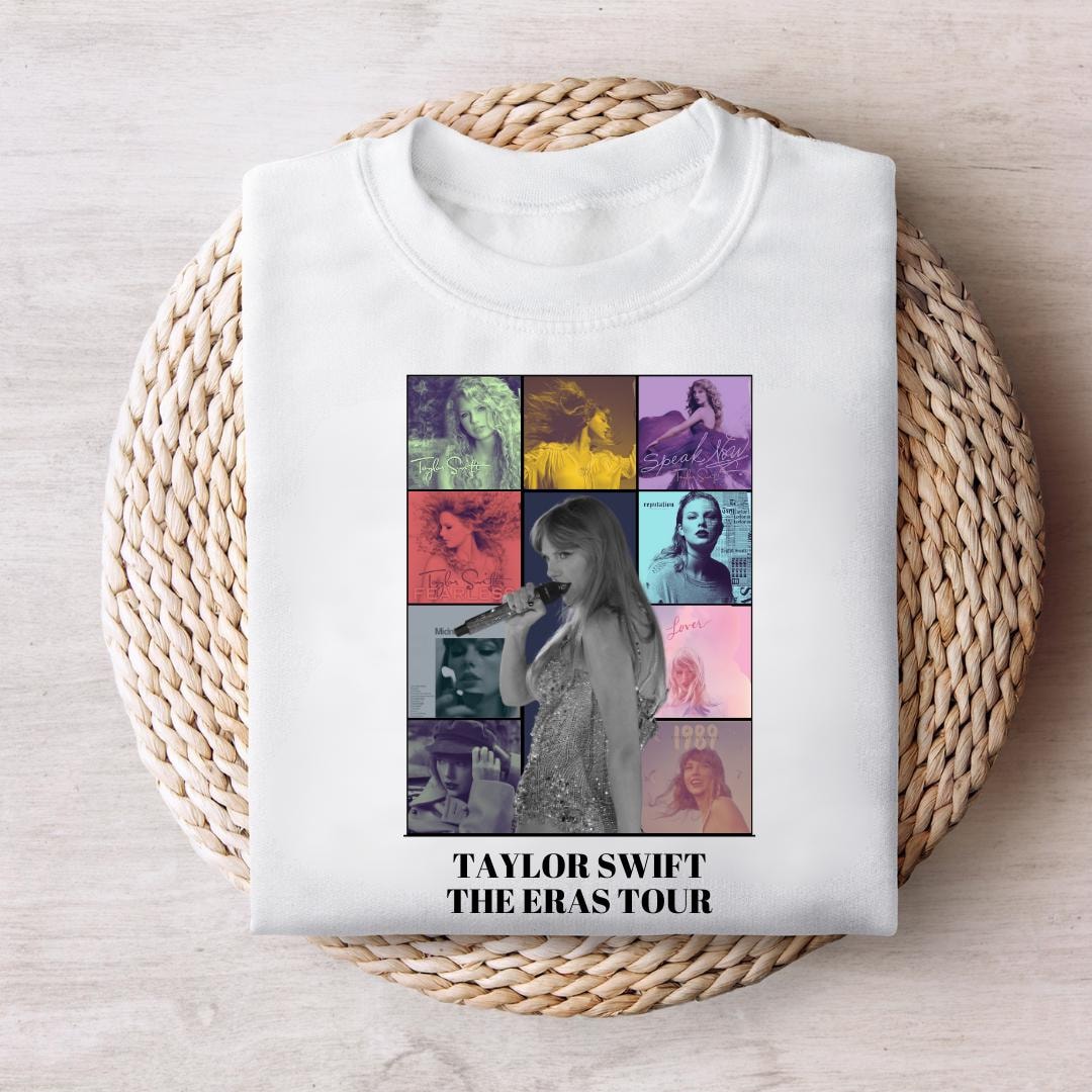Custom Era's Tour T-shirt, Taylor Style T-shirt, Era's Tour Colored T ...