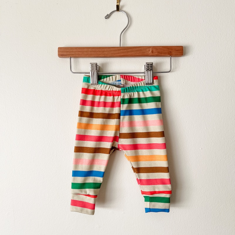 Kids Rainbow Stripe Pants - Etsy