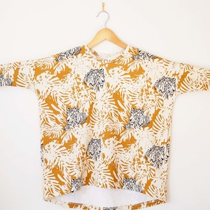 Girls Tiger Print Organic Cotton Tunic Dress - Etsy