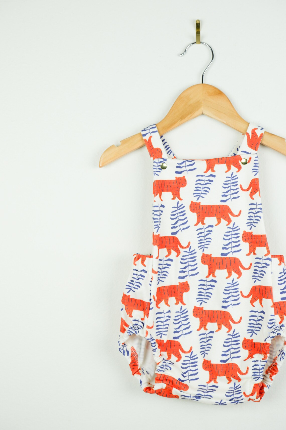 Boho Baby Romper / Tiger Print Baby Clothes / Toddler Playsuit - Etsy