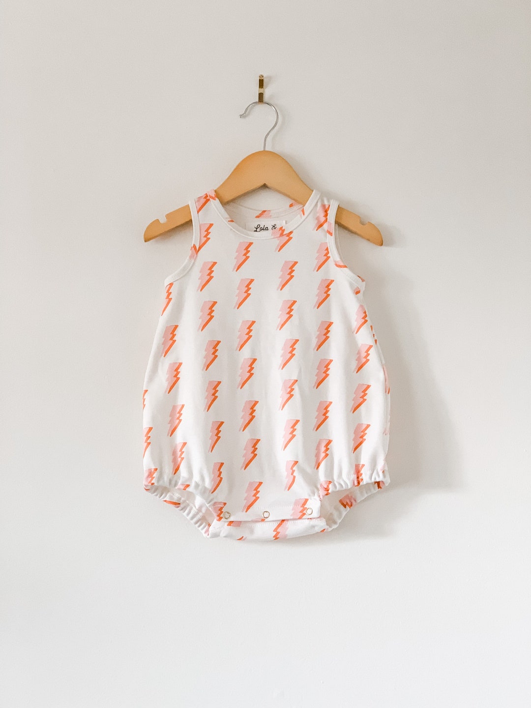 Lightning Baby Romper // Organic Baby Clothes // Baby Girl Clothes ...