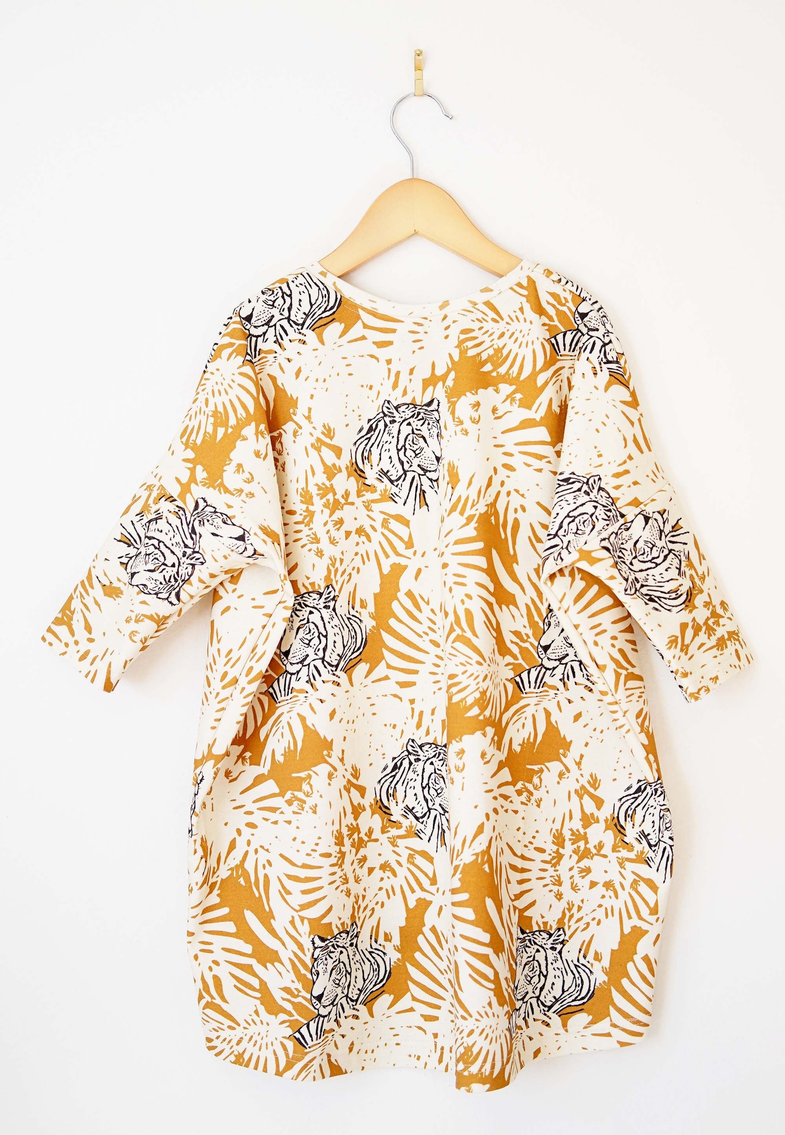 Girls Tiger Print Organic Cotton Tunic Dress - Etsy