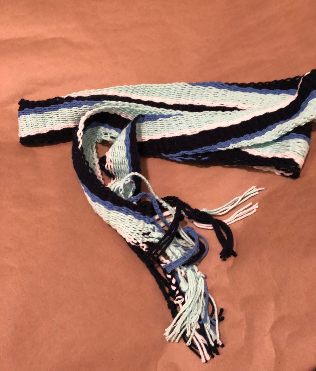 Custom Fingerwoven Diagonal Weave Sash - Etsy