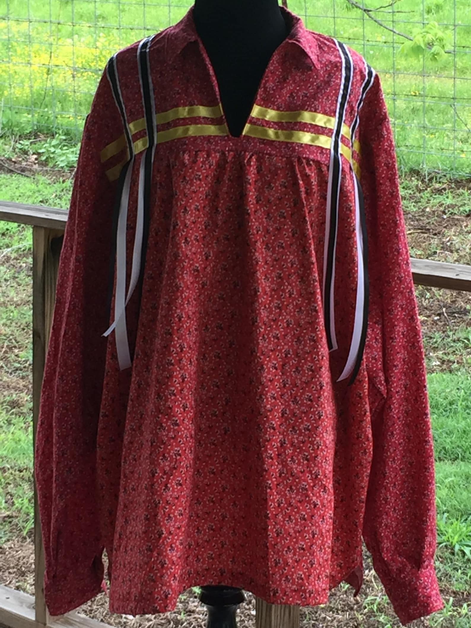 Custom Cherokee Men's Ribbon Shirt With Cherokee Star - Etsy