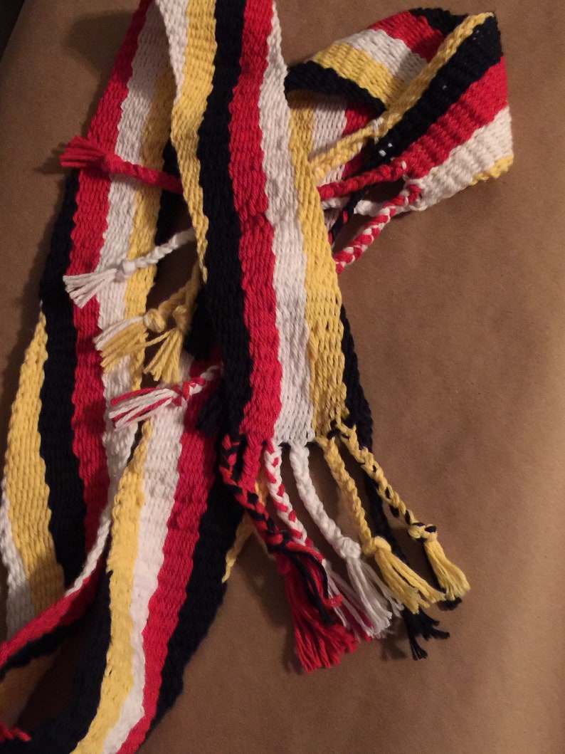Custom Fingerwoven Diagonal Weave Sash - Etsy