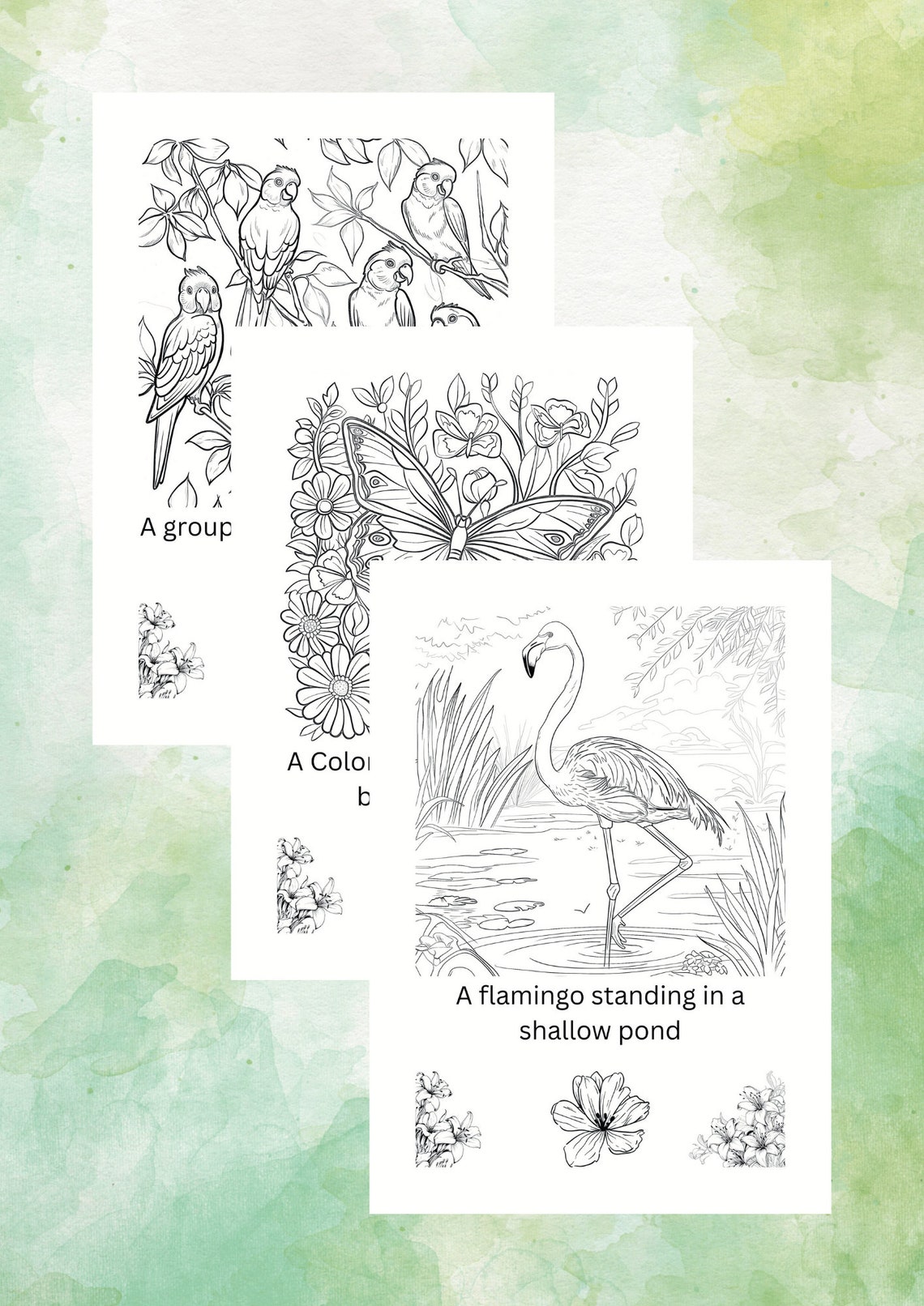 21 Coloring Pages Animal Series Kids Coloring Pages With 21 Beautiful ...