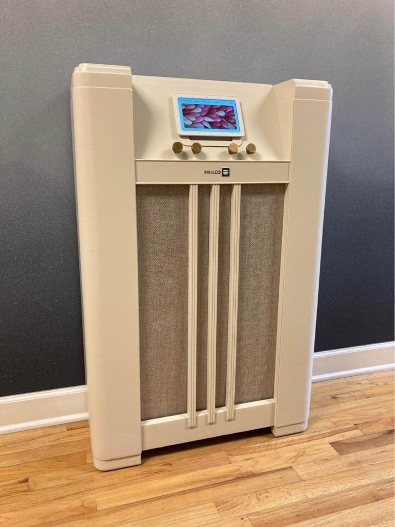 1930's Philco Radio Upcycle With Google Nest Hub by Artist Painters LLC ...