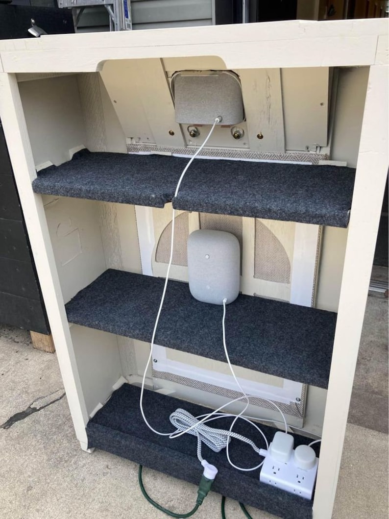 1930's Philco Radio Upcycle With Google Nest Hub by Artist Painters LLC ...