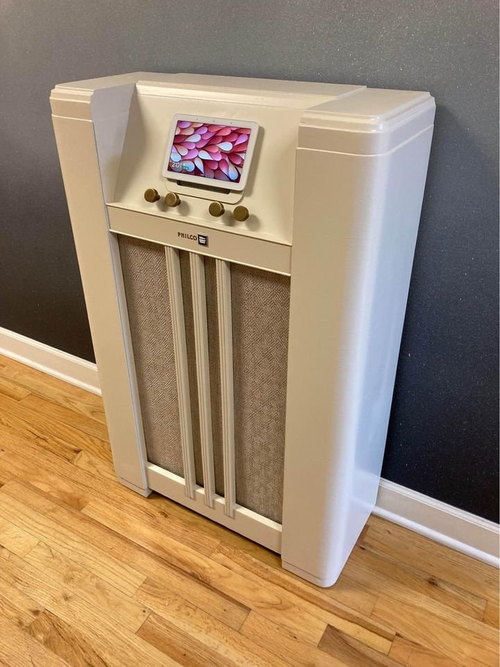 1930's Philco Radio Upcycle With Google Nest Hub by Artist Painters LLC ...