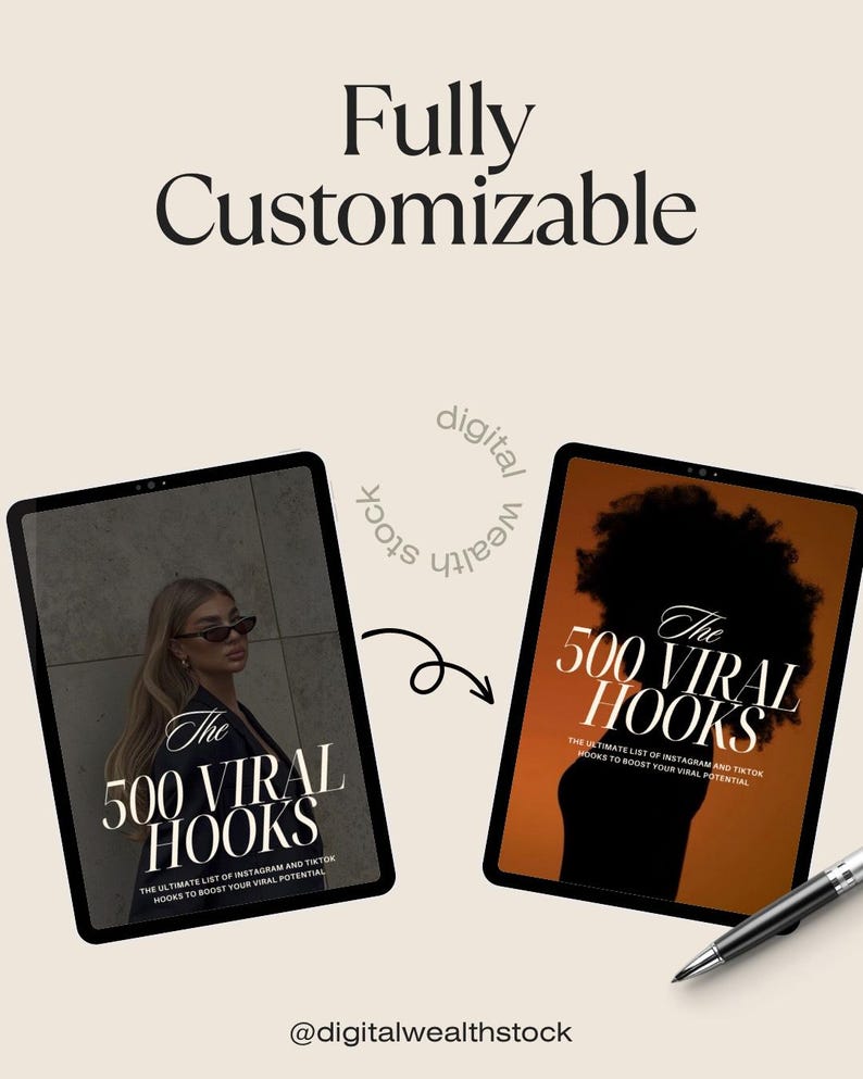 500 Viral Hooks for Instagram & Tiktok - Etsy
