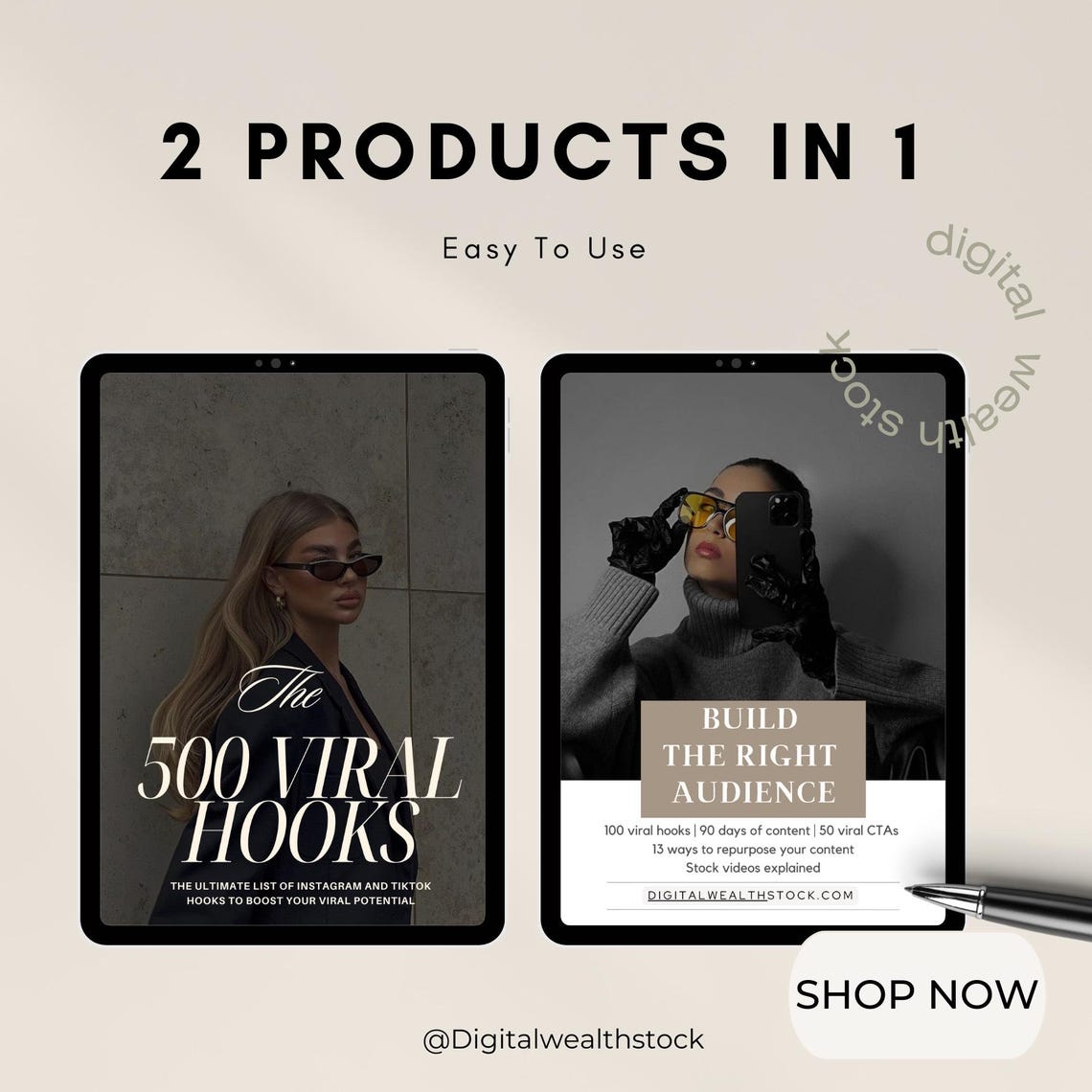 500 Viral Hooks for Instagram & Tiktok - Etsy