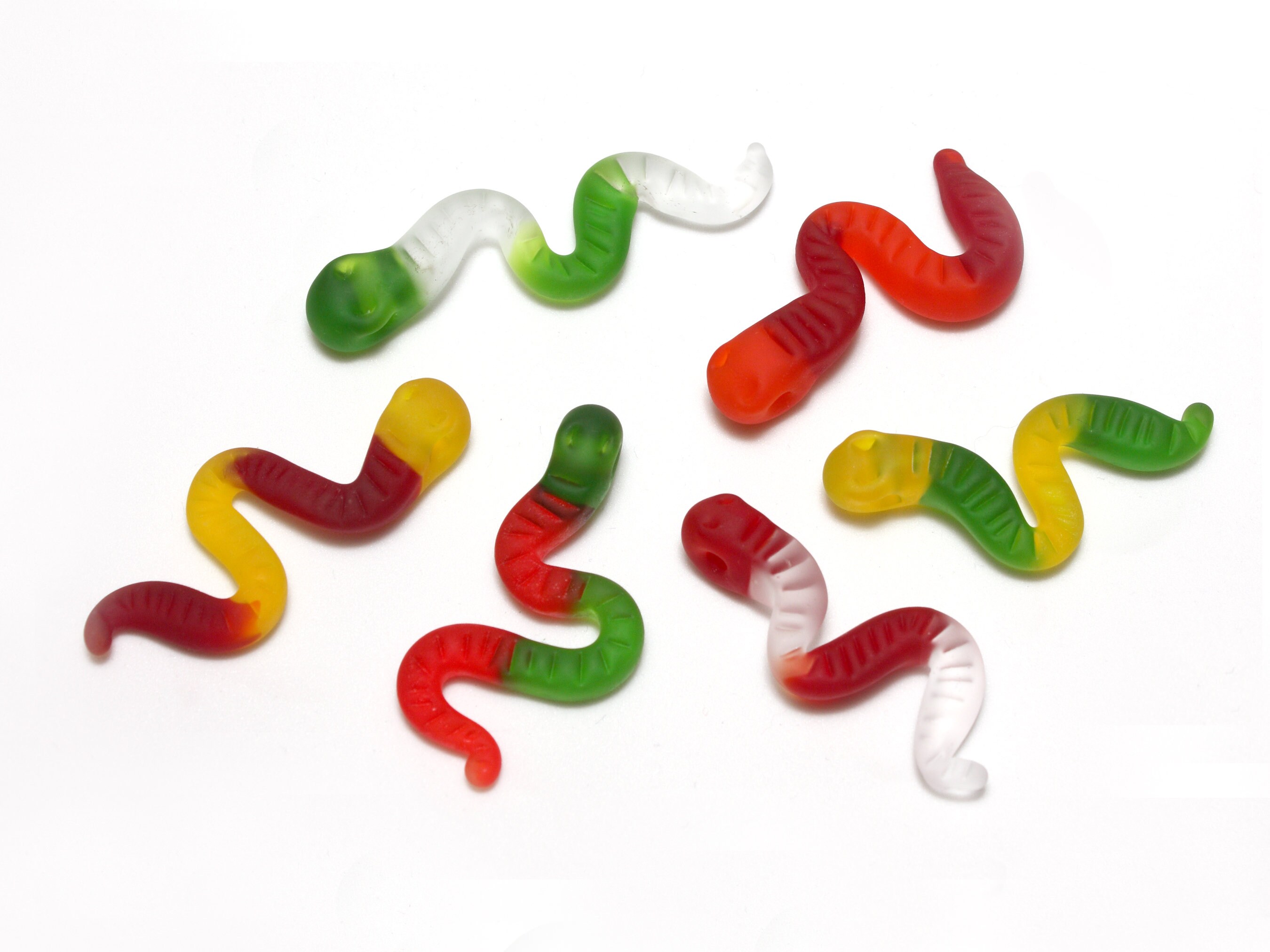 Gummy Worm Necklace Lampworked Flameworked Glass Snake Candy Food ...