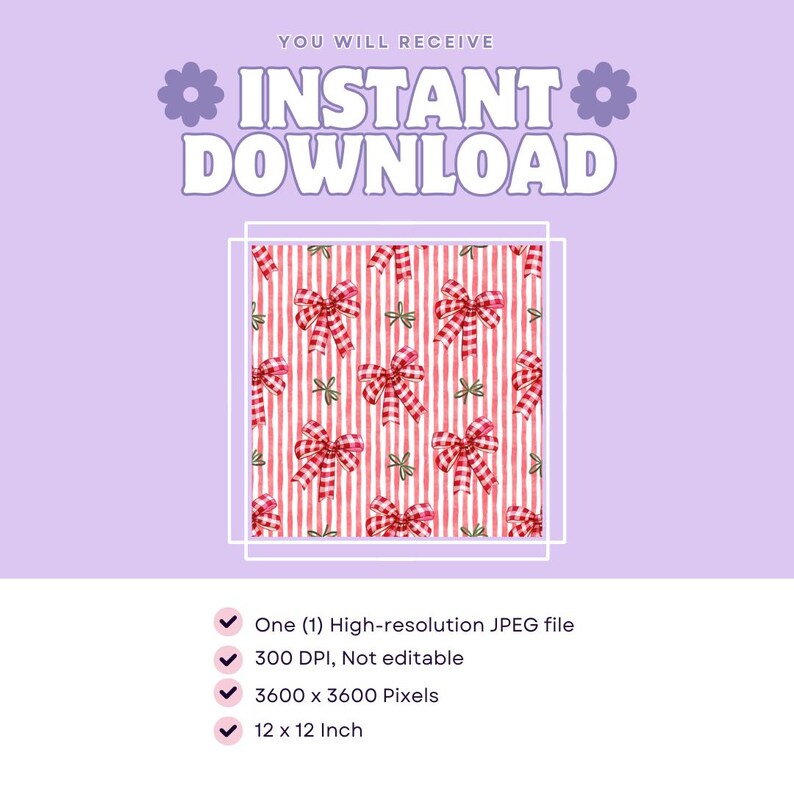 Christmas Bow Seamless Repeat Pattern, Christmas Ribbons Stripes ...