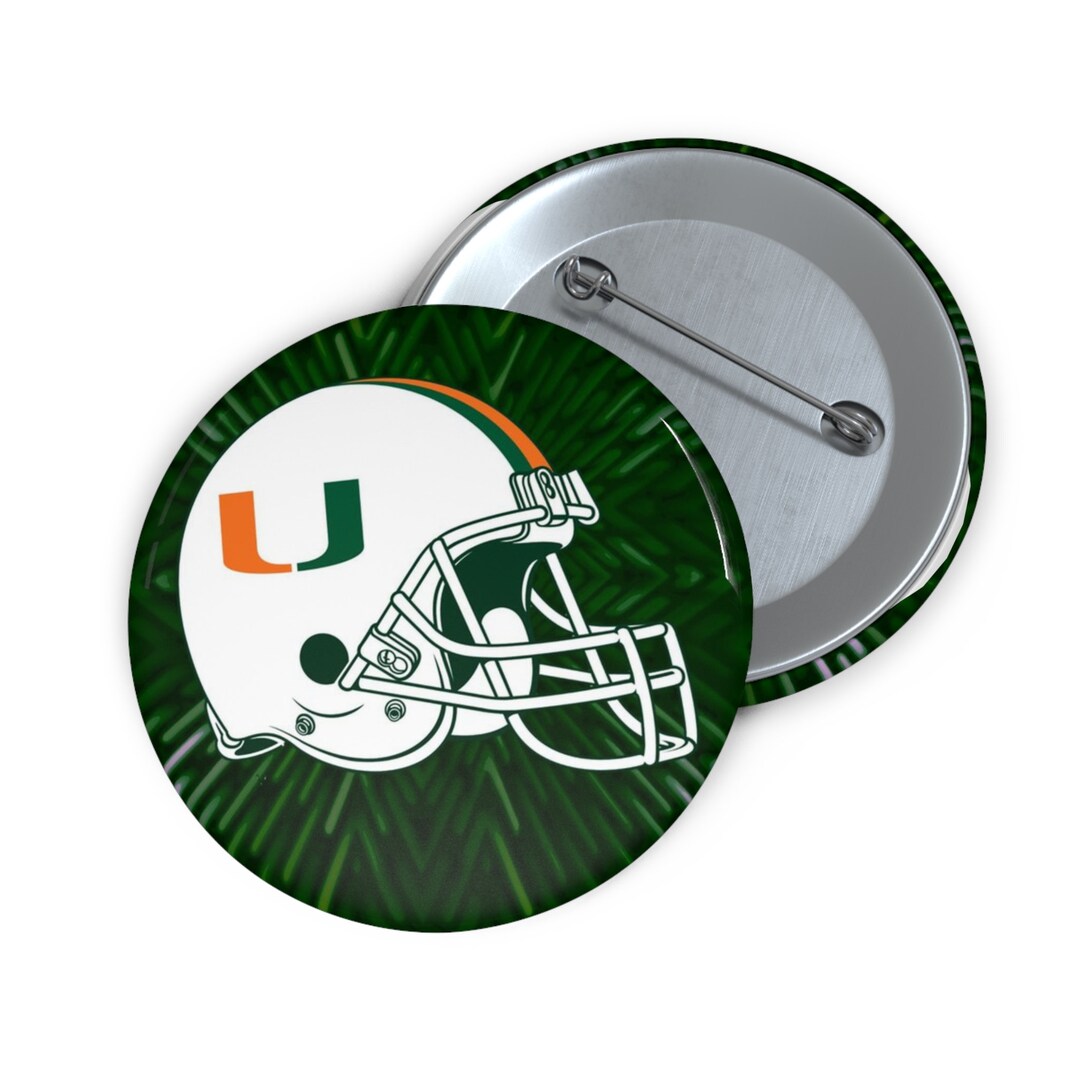 Miami Hurricanes Game Day Button, Hurricane Pin, College Football ...