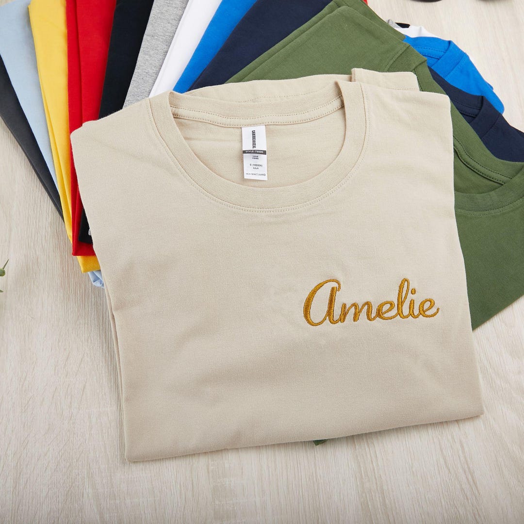 Custom Shirt, Personalized Shirt, Embroidered Shirt, Custom Text Shirt ...
