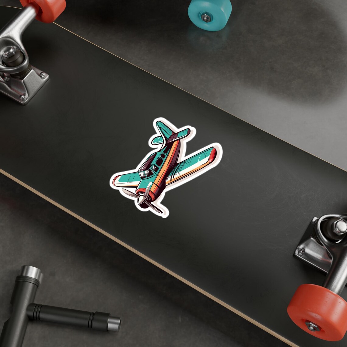 Propeller Airplane Vinyl Decal - Etsy