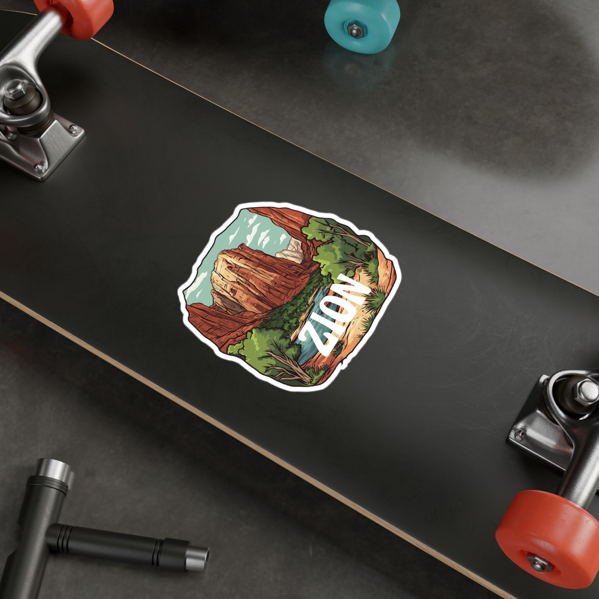 Zion National Park Vinyl Decal - Etsy