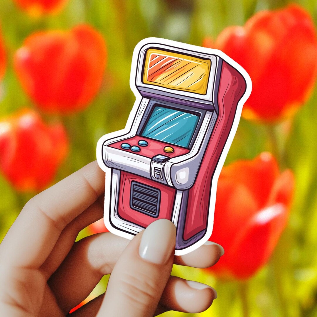 Arcade Game Vinyl Decal - Etsy