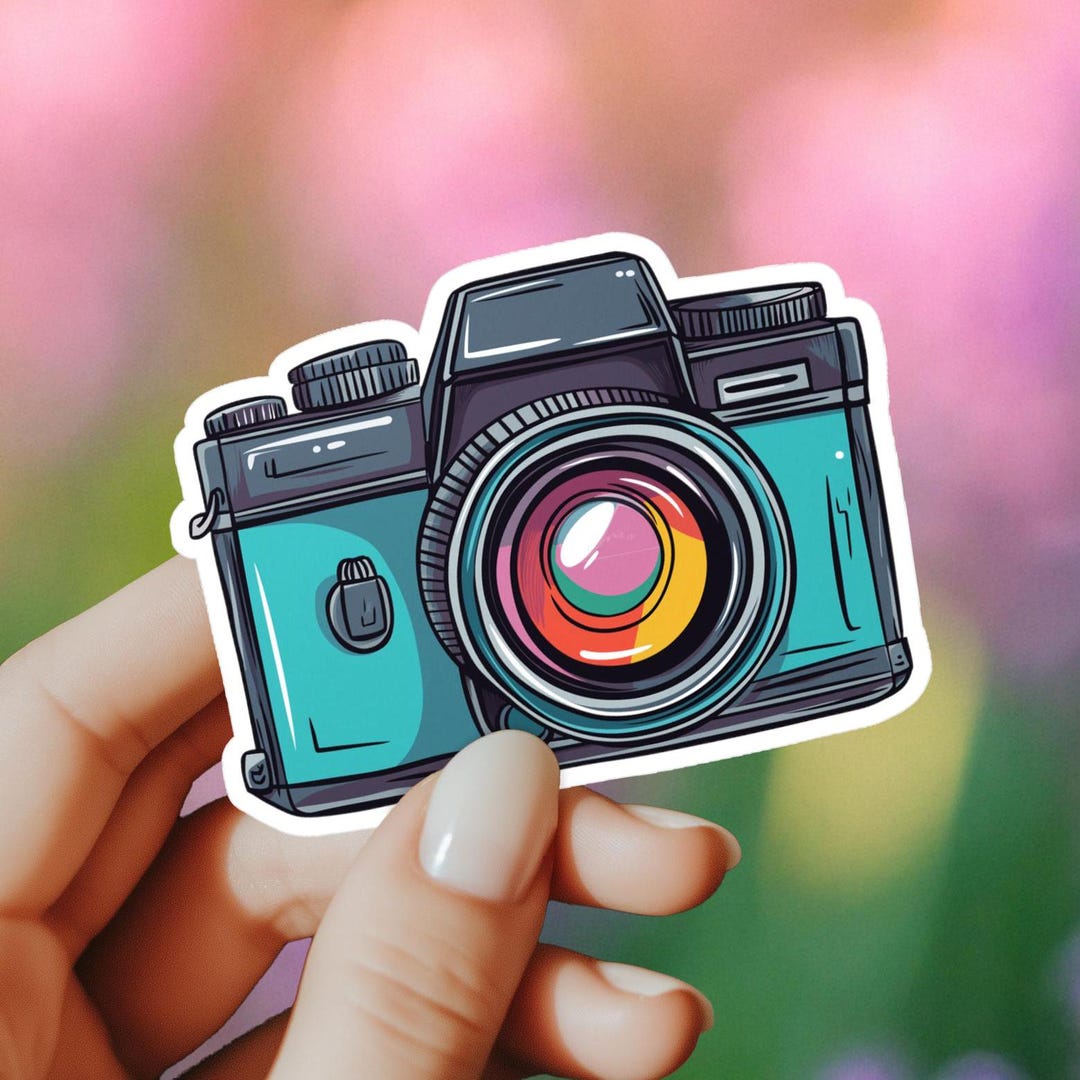 Vintage Camera Vinyl Decal - Etsy