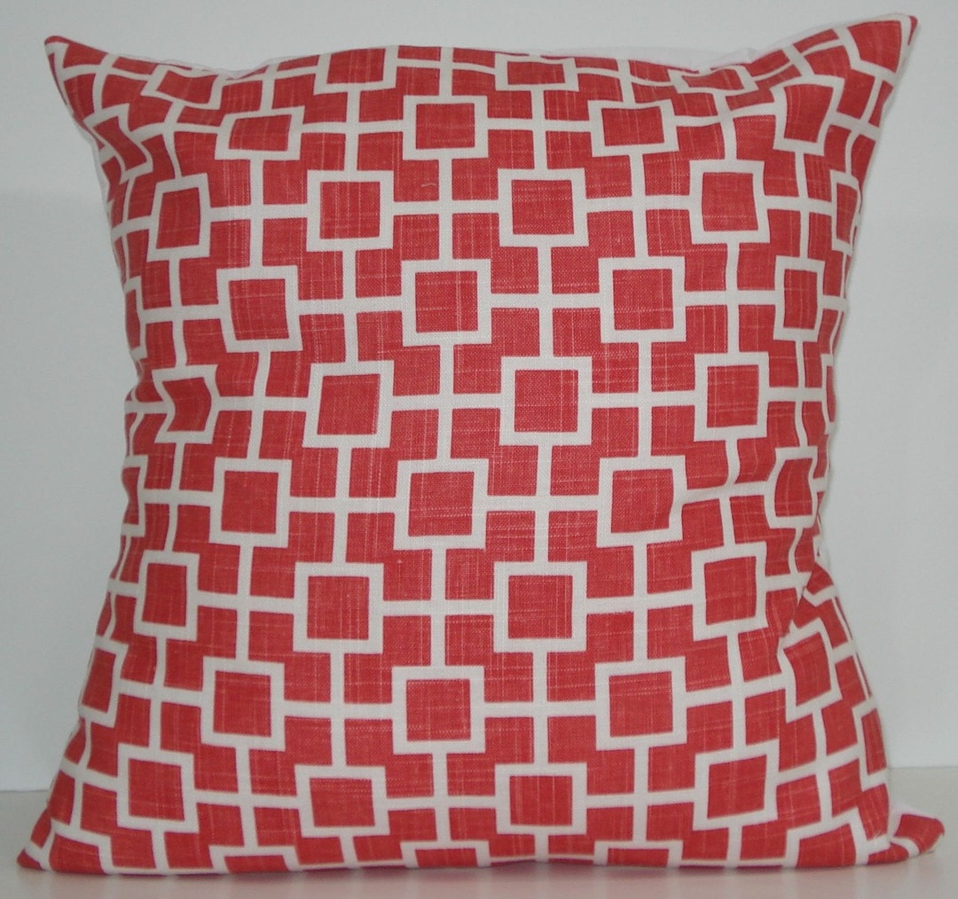 New 18x18 Inch Designer Handmade Pillow Cases in Pink Cat's Cradle ...