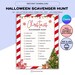 Christmas Scavenger Hunt Printable, Holiday Family Activity, Indoor and ...
