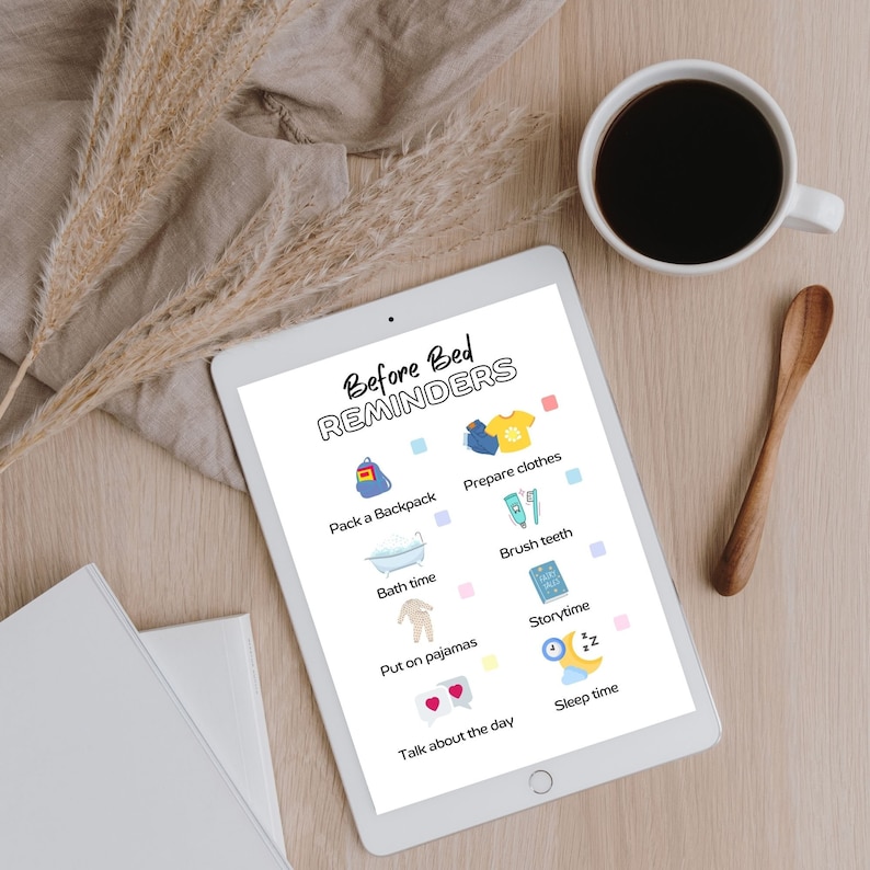 Before & After School Reminder, Before Bed Reminder, Back to School ...